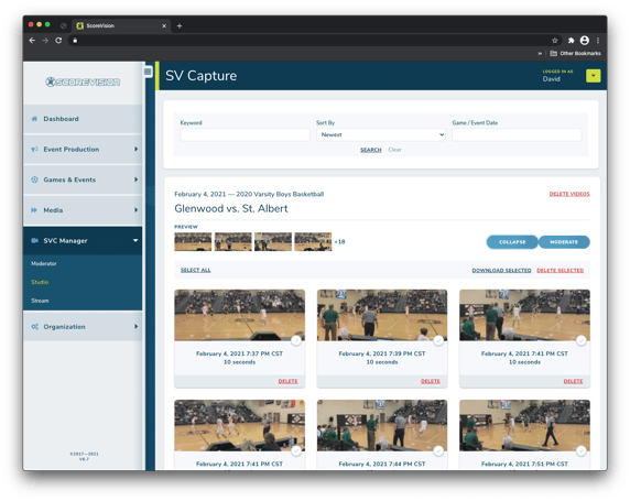 ScoreVision Releases Exciting New Features Including EasyStream For ...