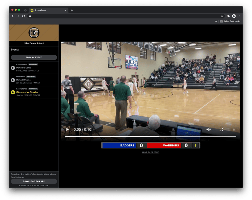 ScoreVision Releases Exciting New Features Including EasyStream For ...
